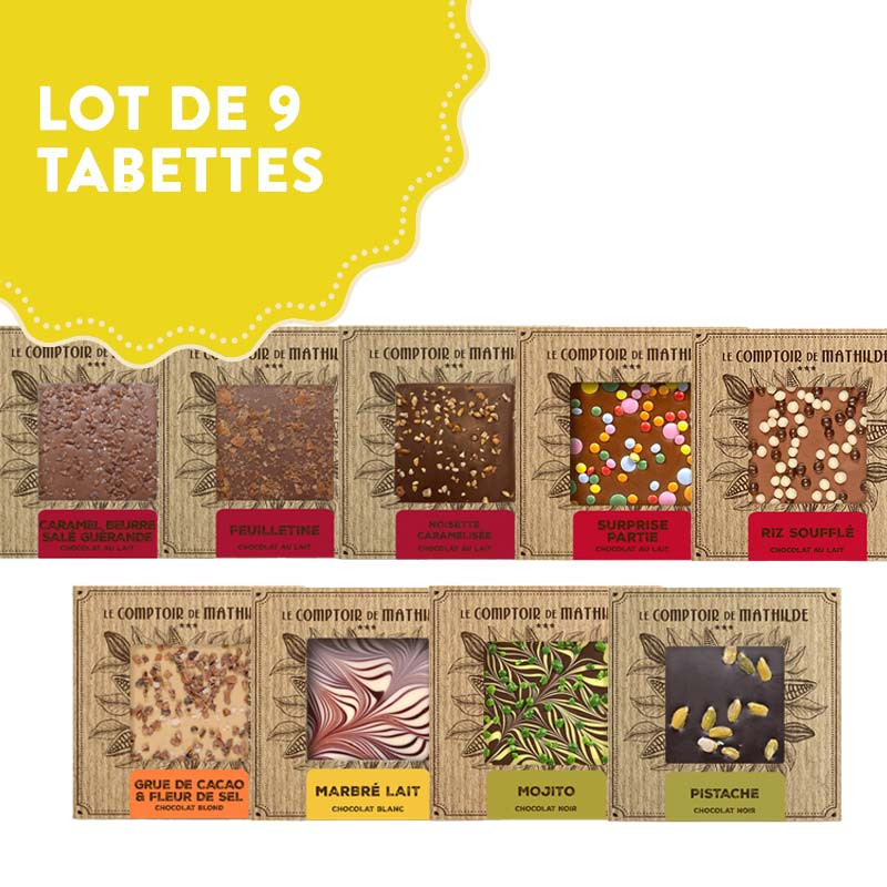 Tablettes de chocolat gourmandes – Fabrication française